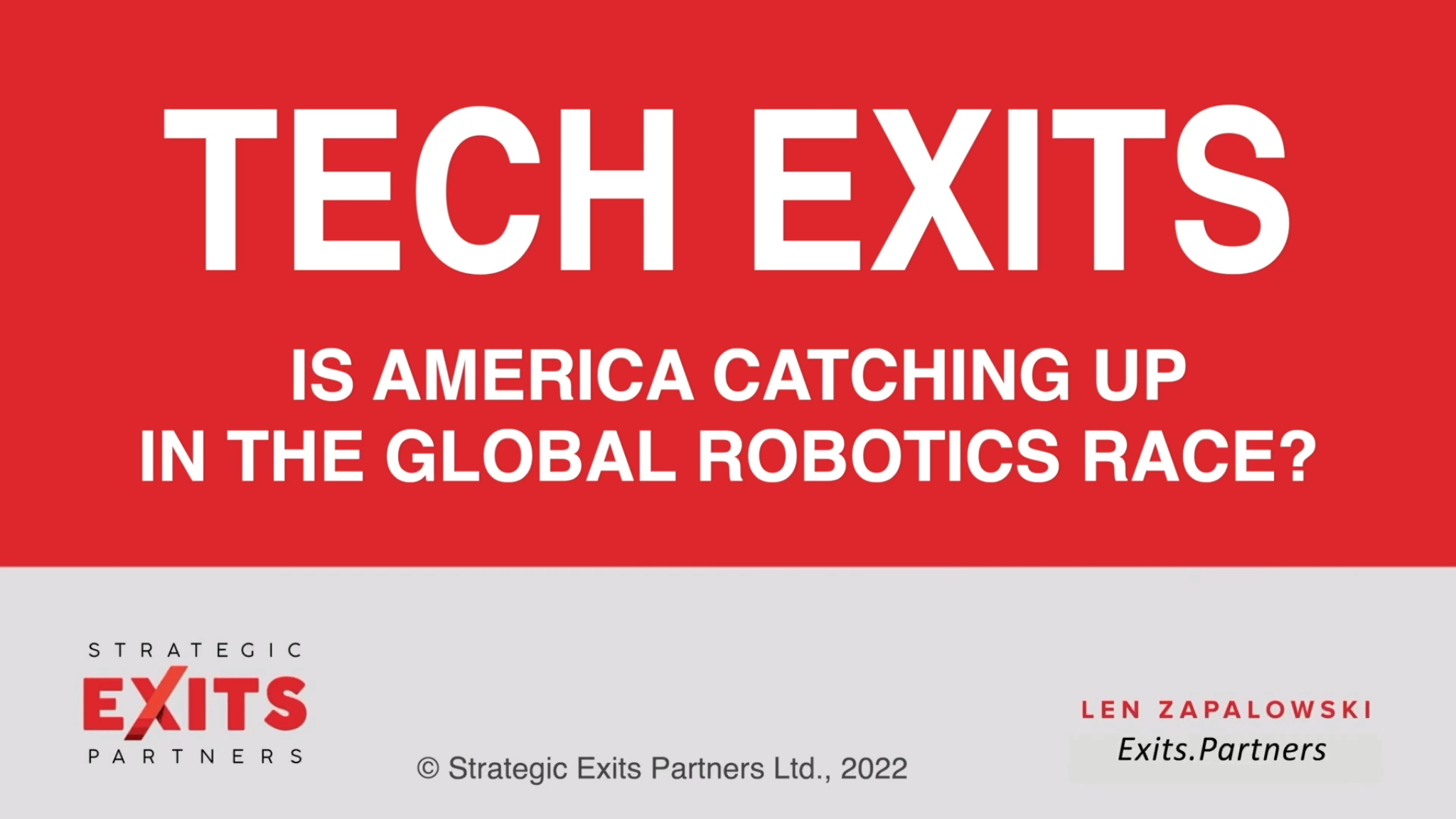 Is America catching up in the Global Robotics Race?